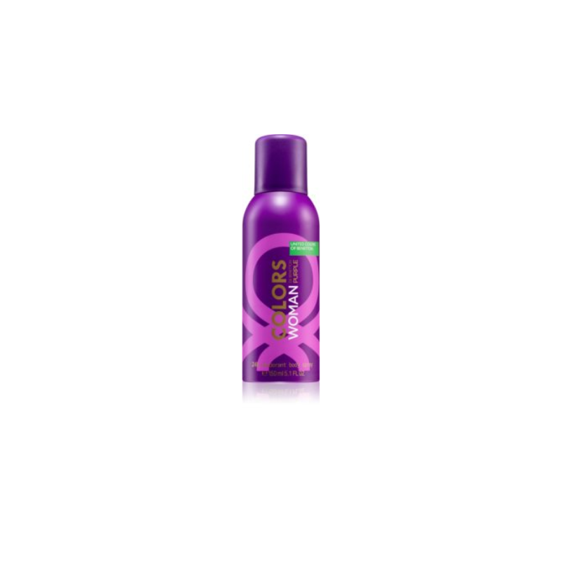 Benetton Colors de Benetton Woman Purple Deodorant Spray for Women ...